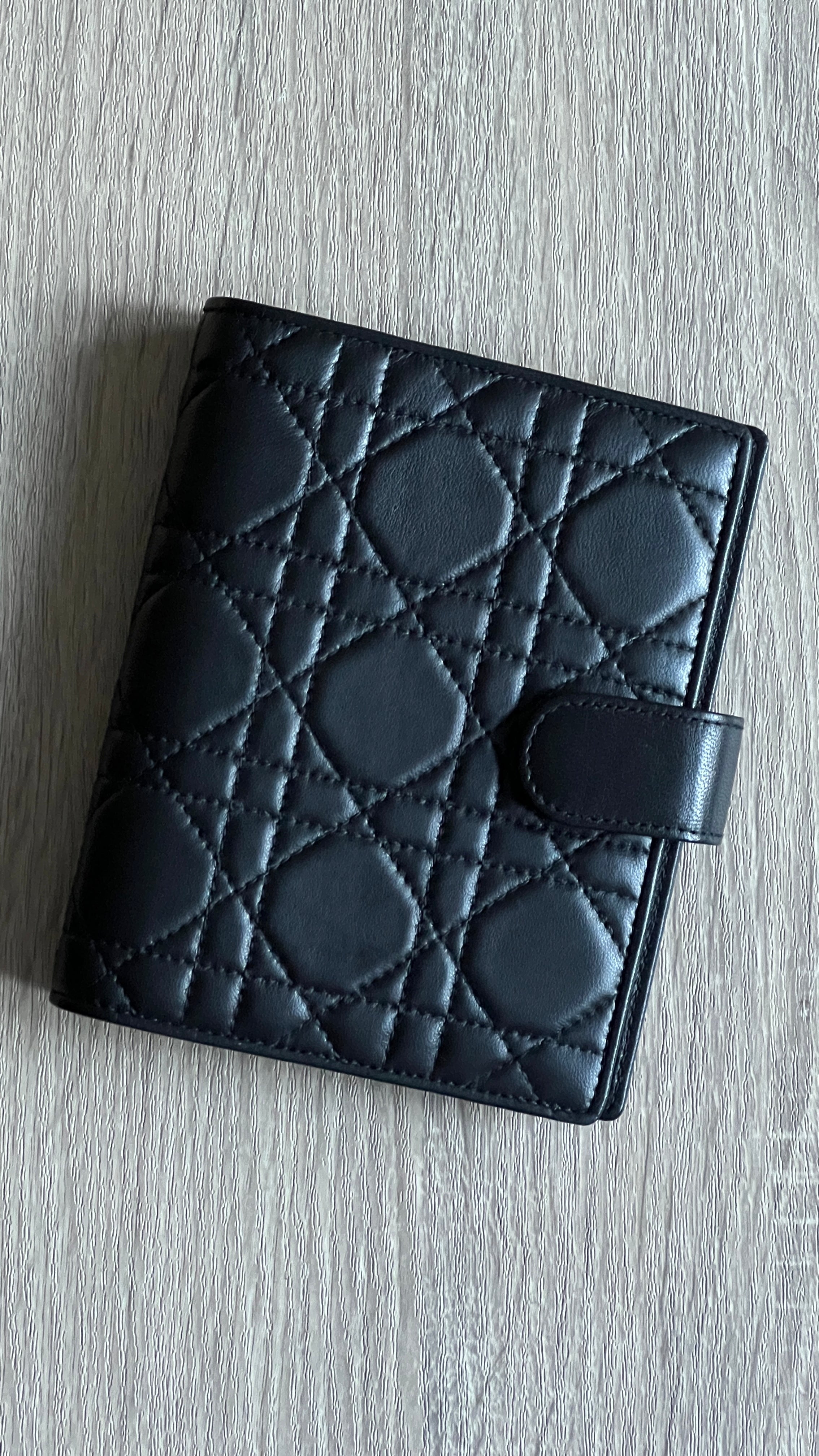 Dior Cannage Quilted Black PM Agenda – ByAsteria